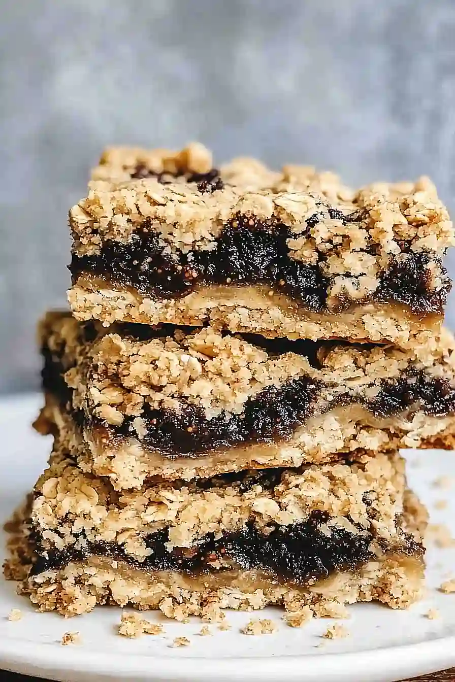 Warm Cinnamon Fig Jam Bars