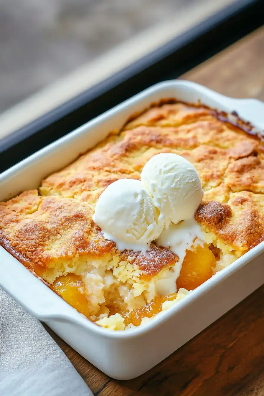 Delicious Nectarine Cobbler Bake