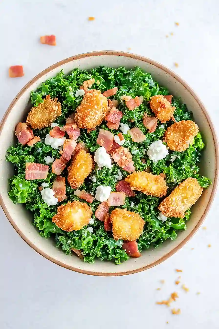 Southern-Style Fried Green Tomato BLT Salad