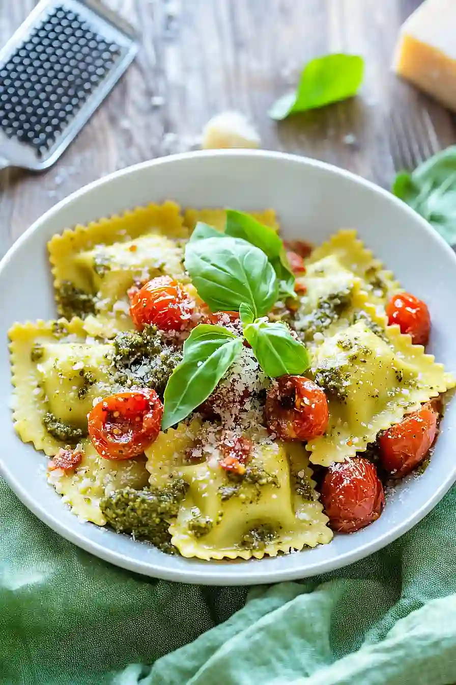Fresh Tomato Pesto Ravioli