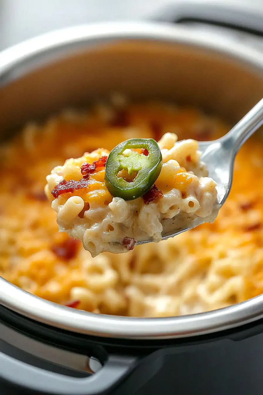 Spicy Bacon Jalapeño Mac and Cheese