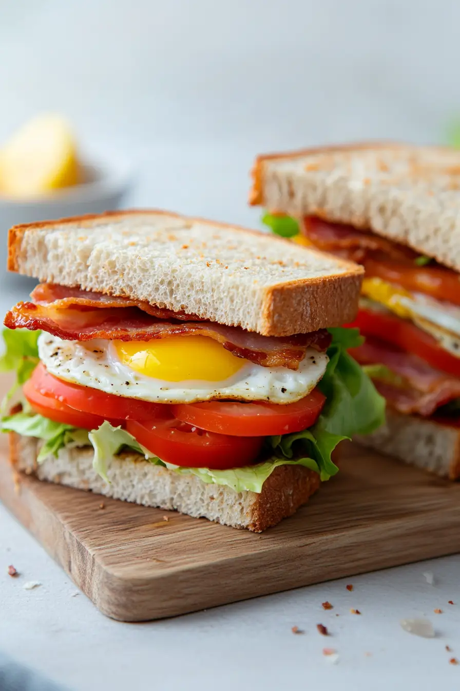 Quick & Tasty BLT Egg Sandwich
