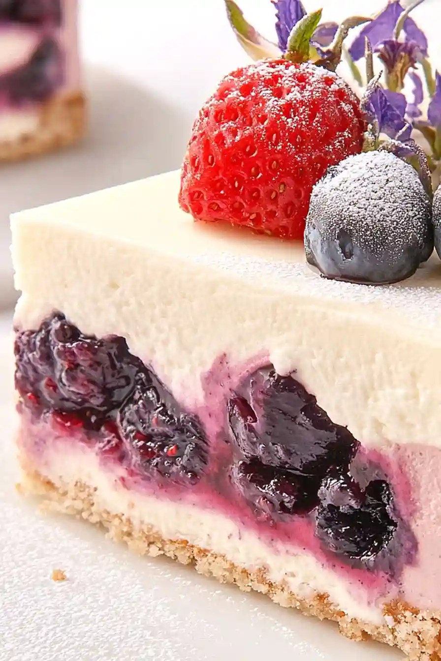 Beautiful Blueberry Entremet