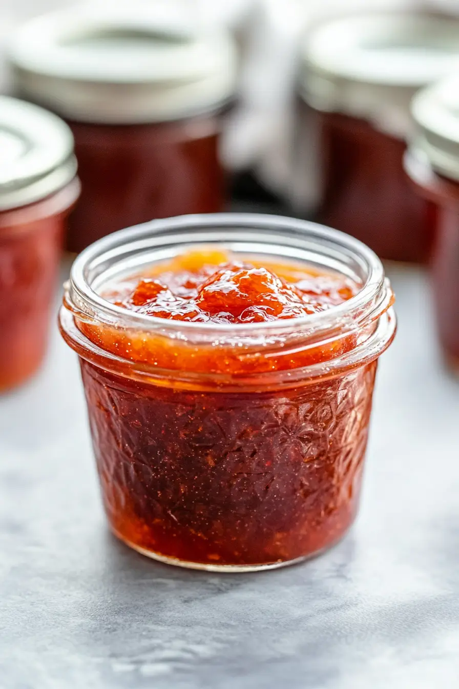 Homemade Nectarine Jam Delight