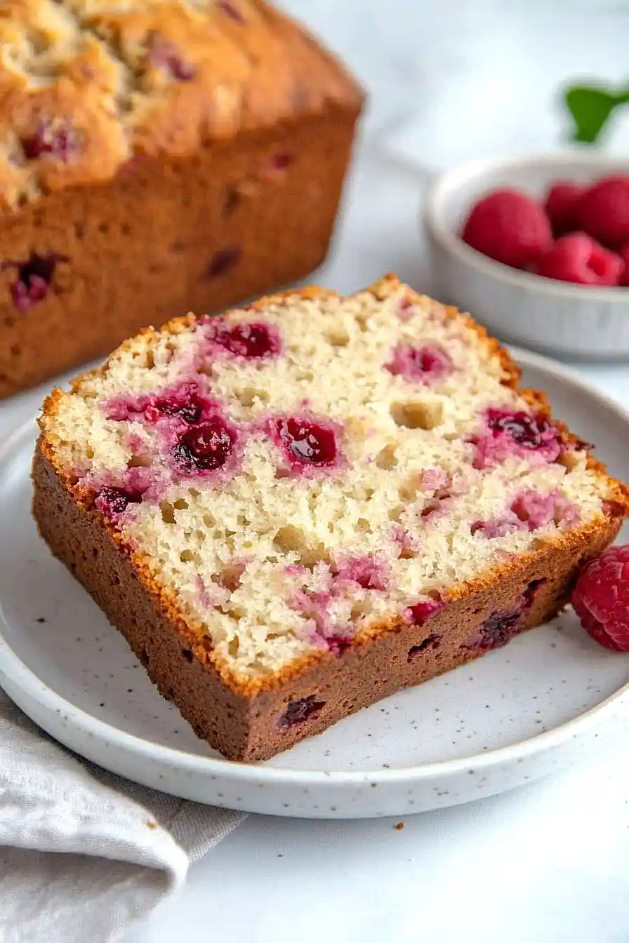 Classic Raspberry Quick Bread
