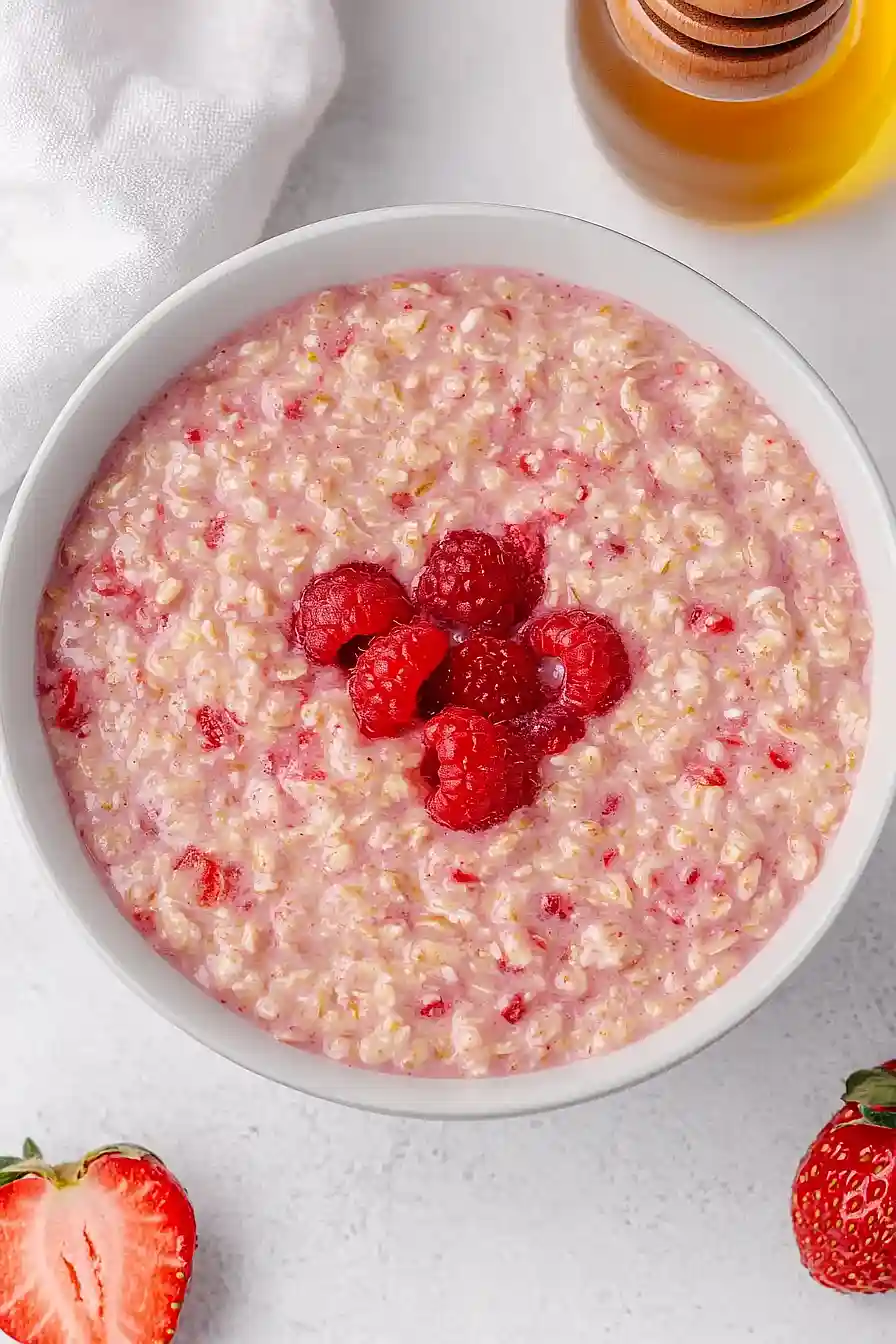 Easy Raspberry Oatmeal