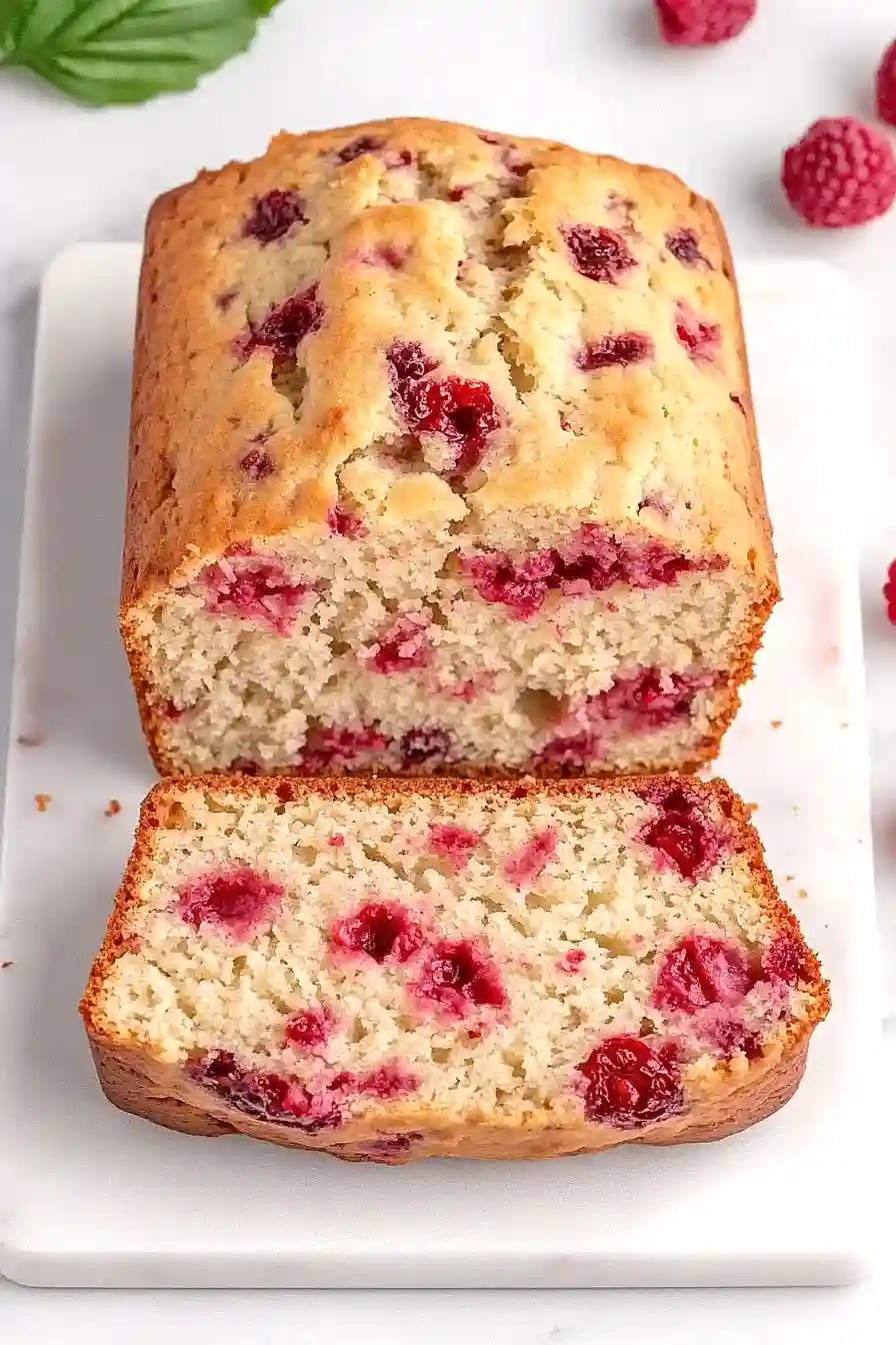 Classic Raspberry Quick Bread