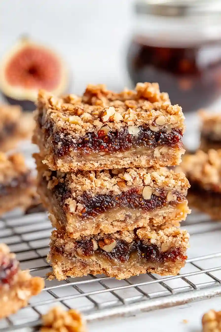 Crunchy Walnut Fig Bars