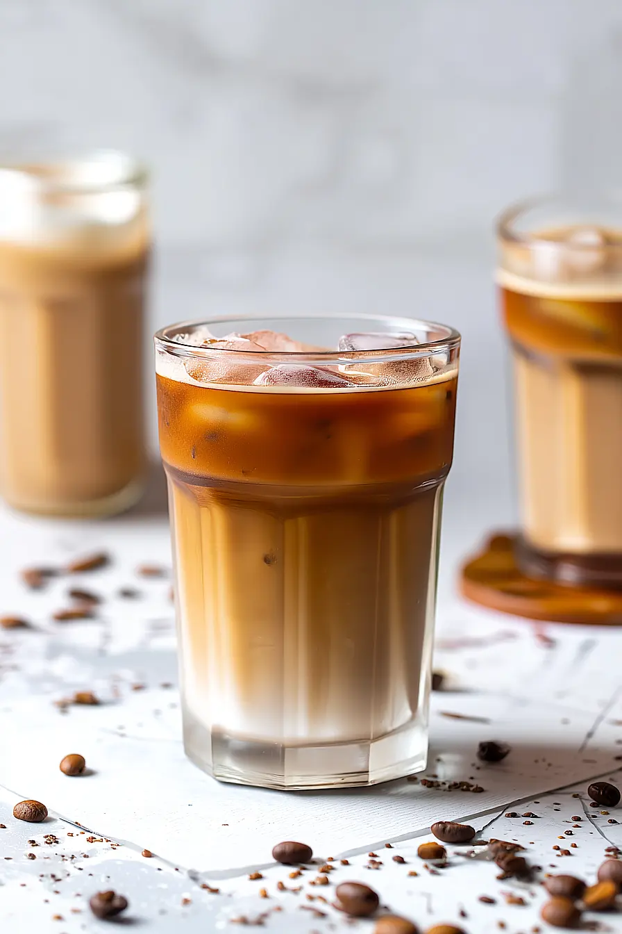 Simple 4-Ingredient Iced Coffee Latte