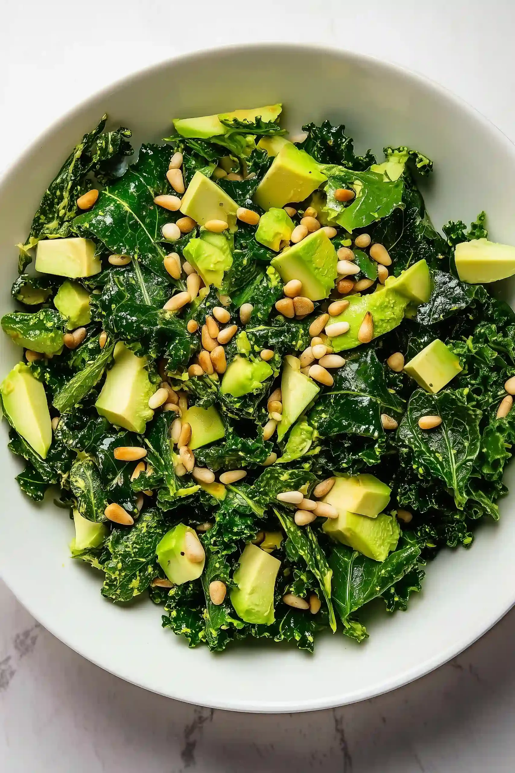 Creamy Kale Avocado Salad