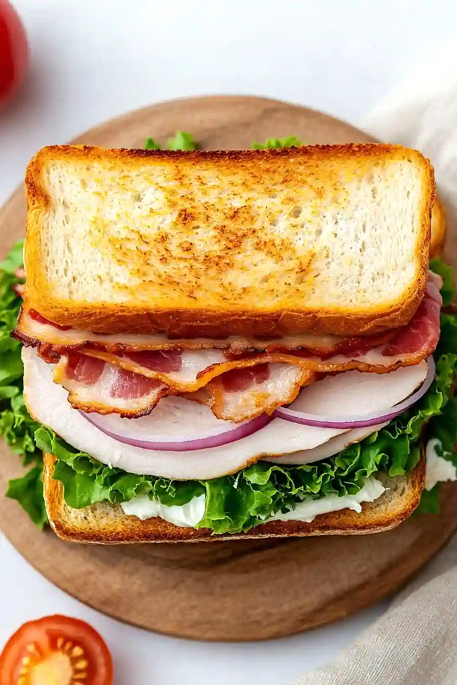 Fresh & Crispy BLT Club Sandwich