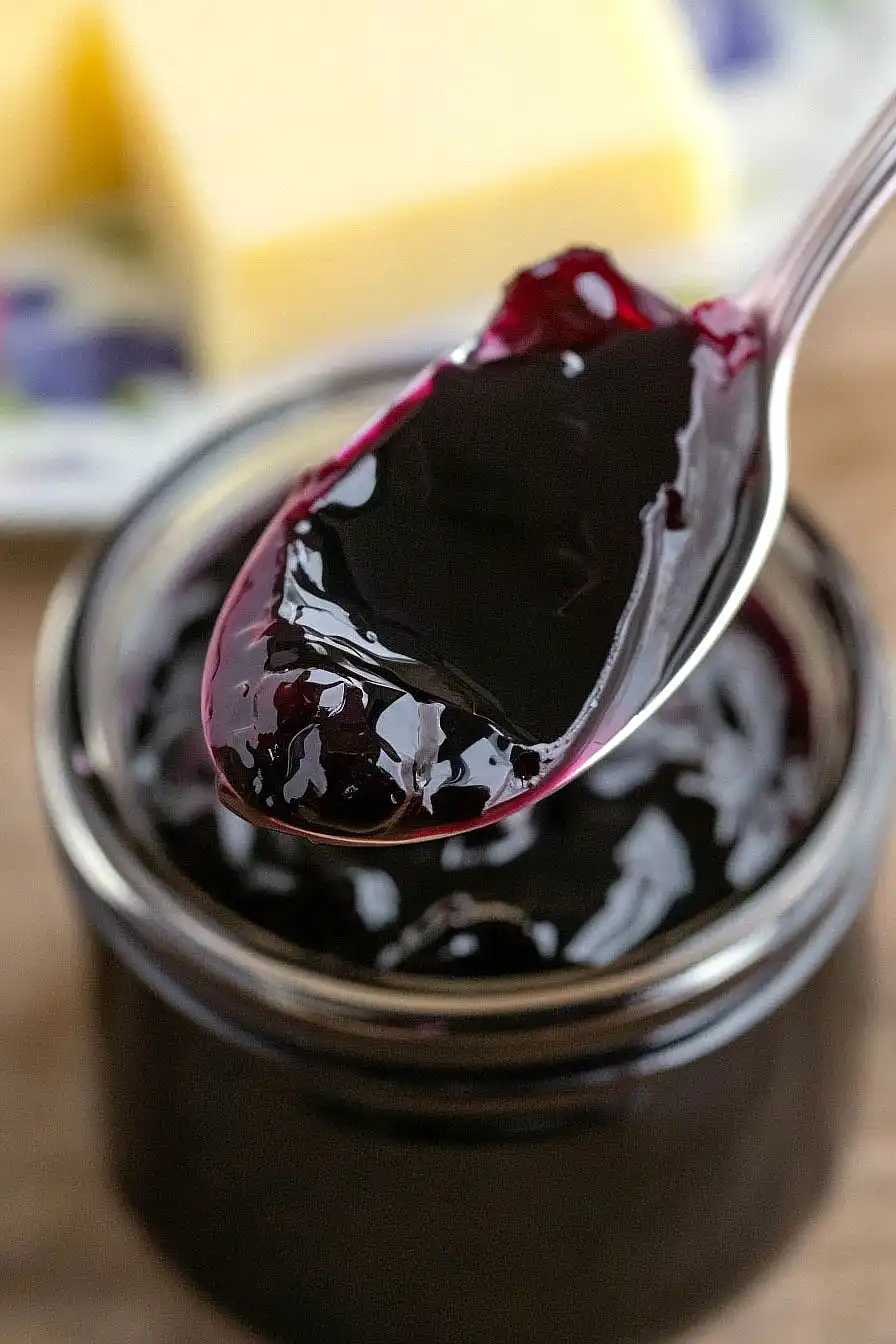 Simple Elderberry Syrup Jelly