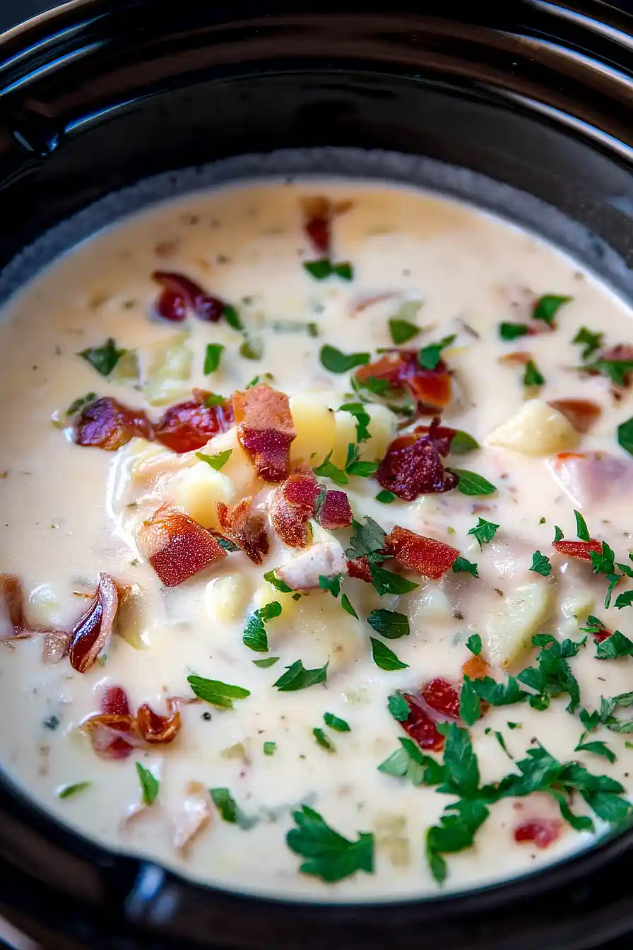 Homemade Crock Pot Clam Chowder Recipe