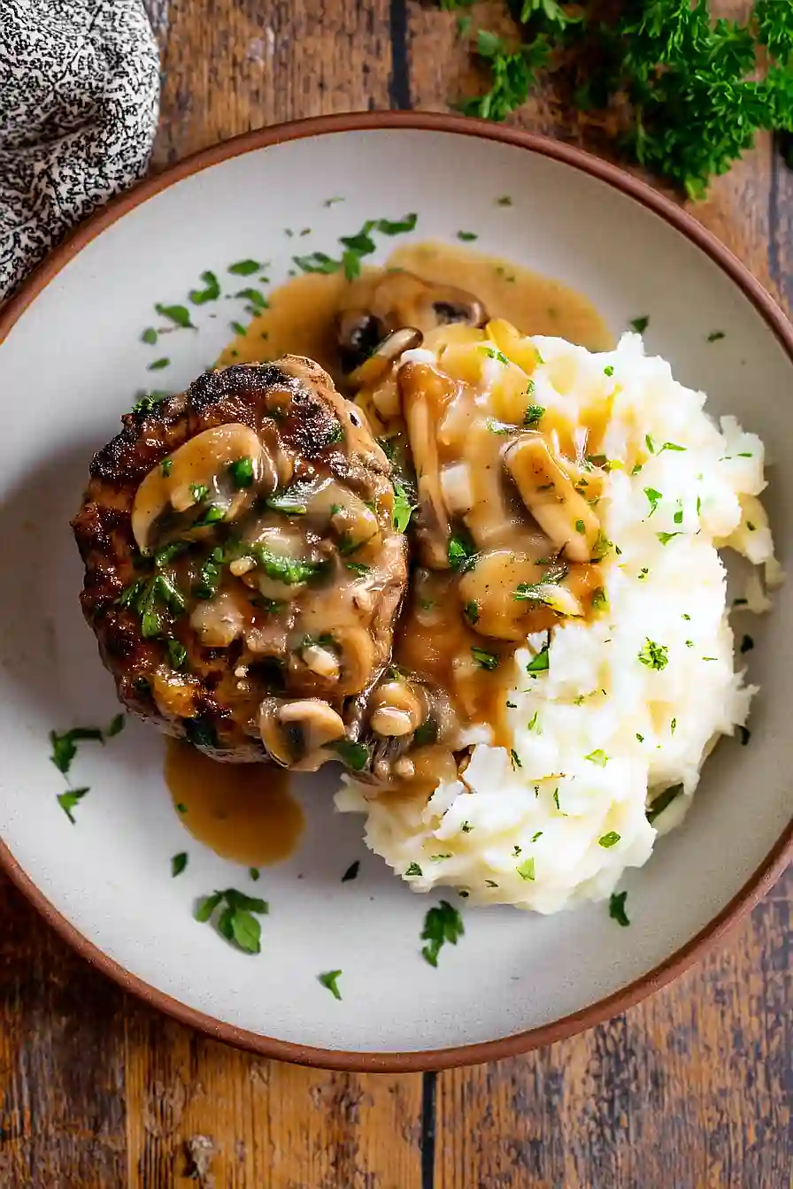 Homemade Paleo Salisbury Steak