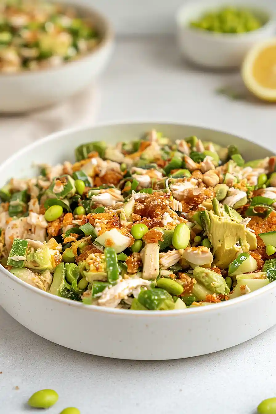 Homemade Asian Crispy Rice Salad