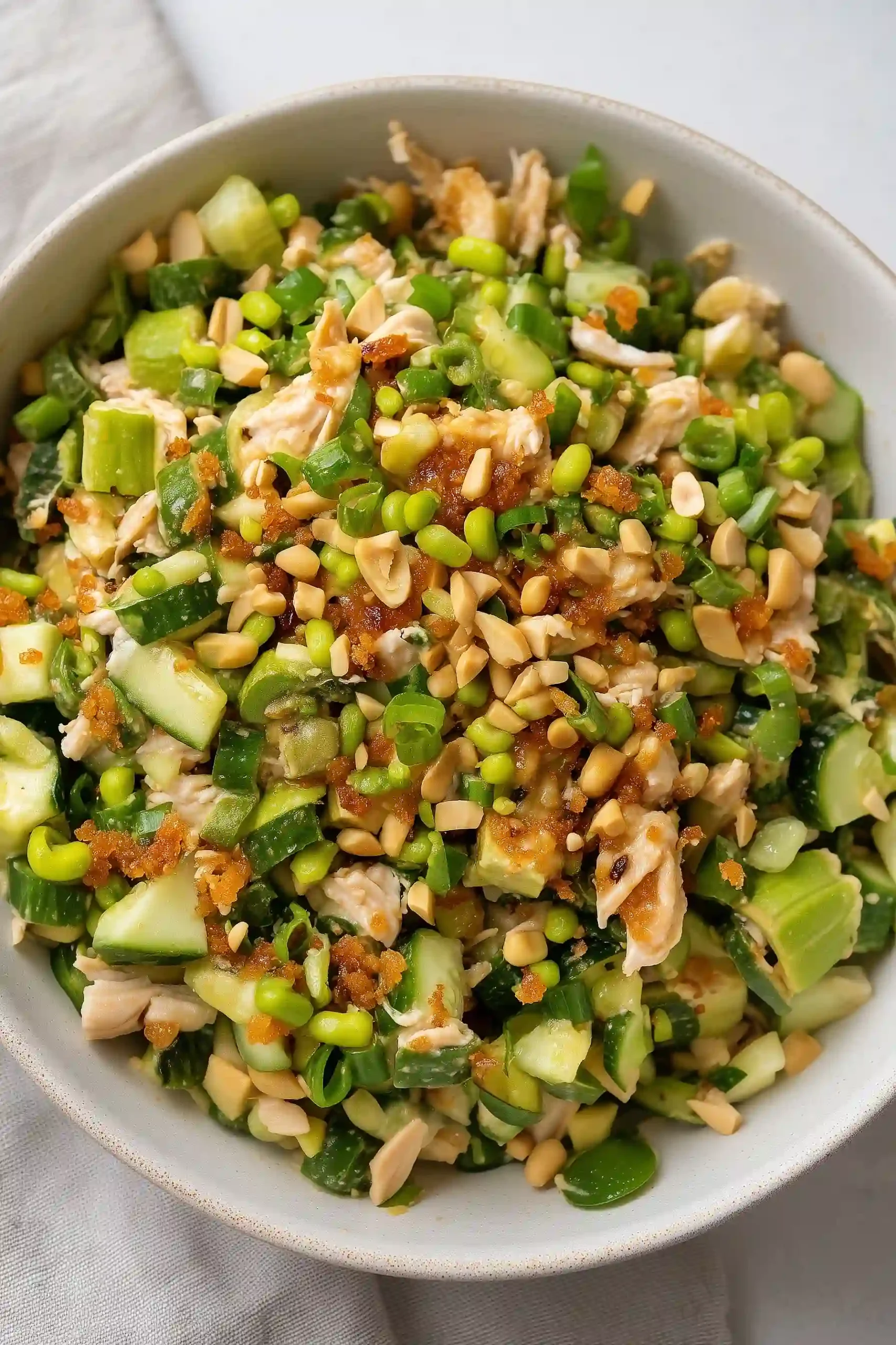 Homemade Asian Crispy Rice Salad