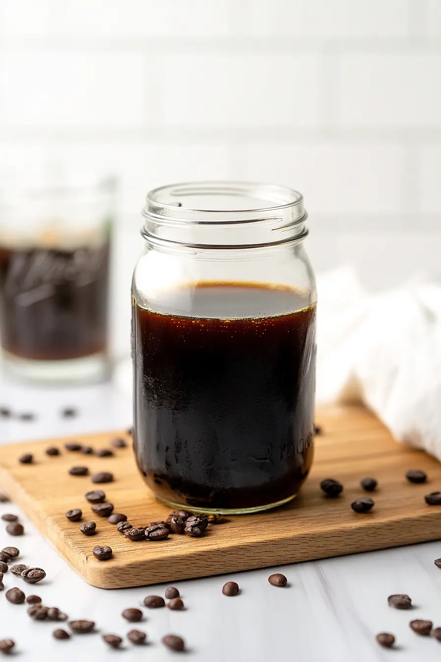 Easy 2-Ingredient Cold Brew Coffee Concentrate