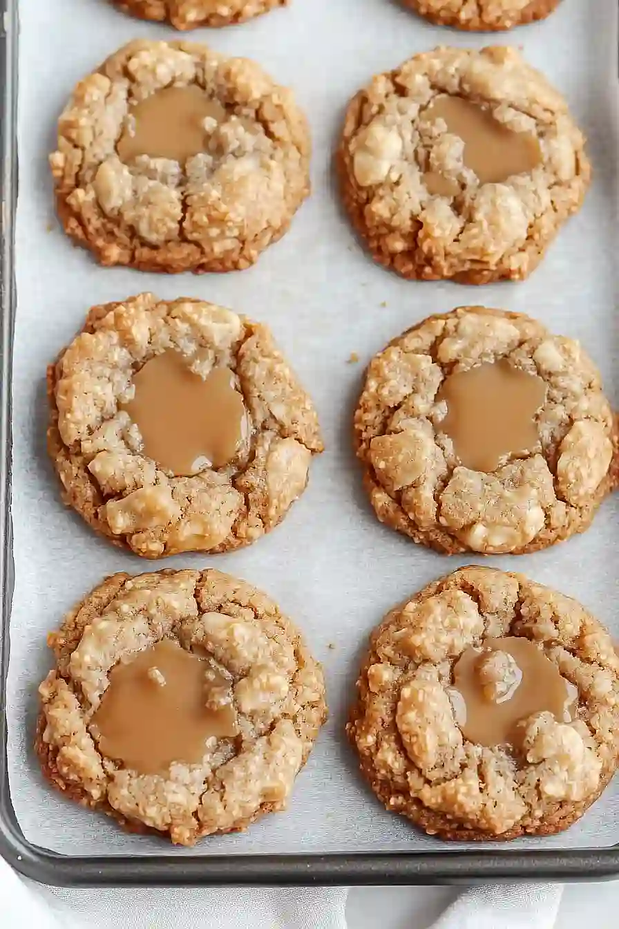 30-Minute Caramel Apple Cookies