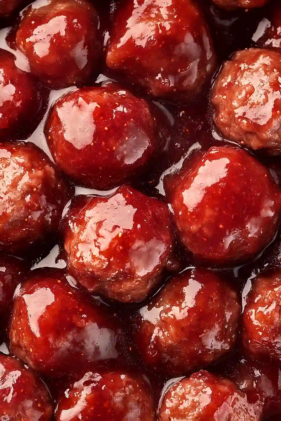 Easy Fig Jam Meatballs