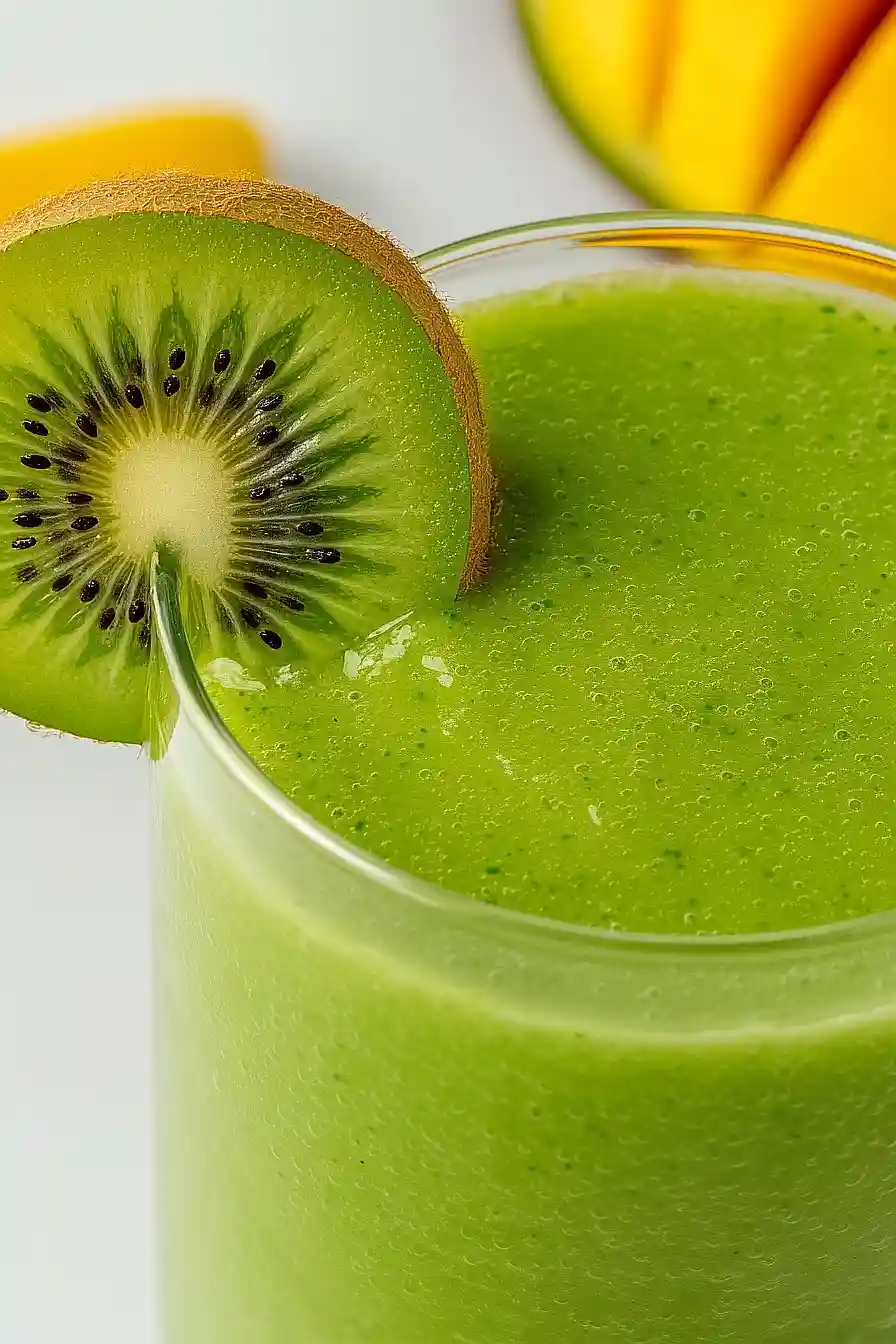 Homemade Mango Kiwi Smoothie