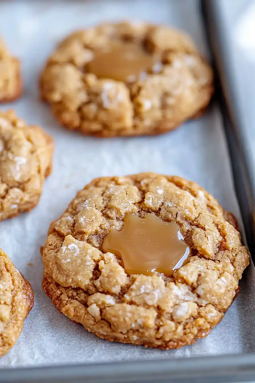 30-Minute Caramel Apple Cookies