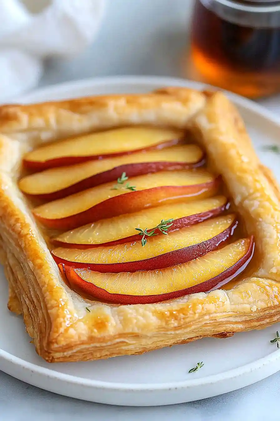 Golden Nectarine Puff Pastry