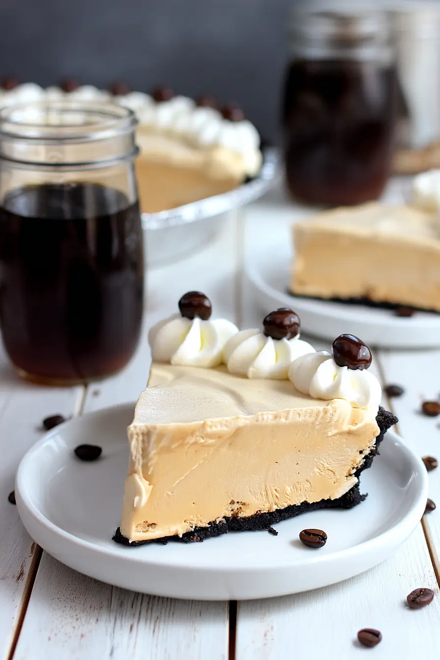 Simple Cold Brew Coffee Pie