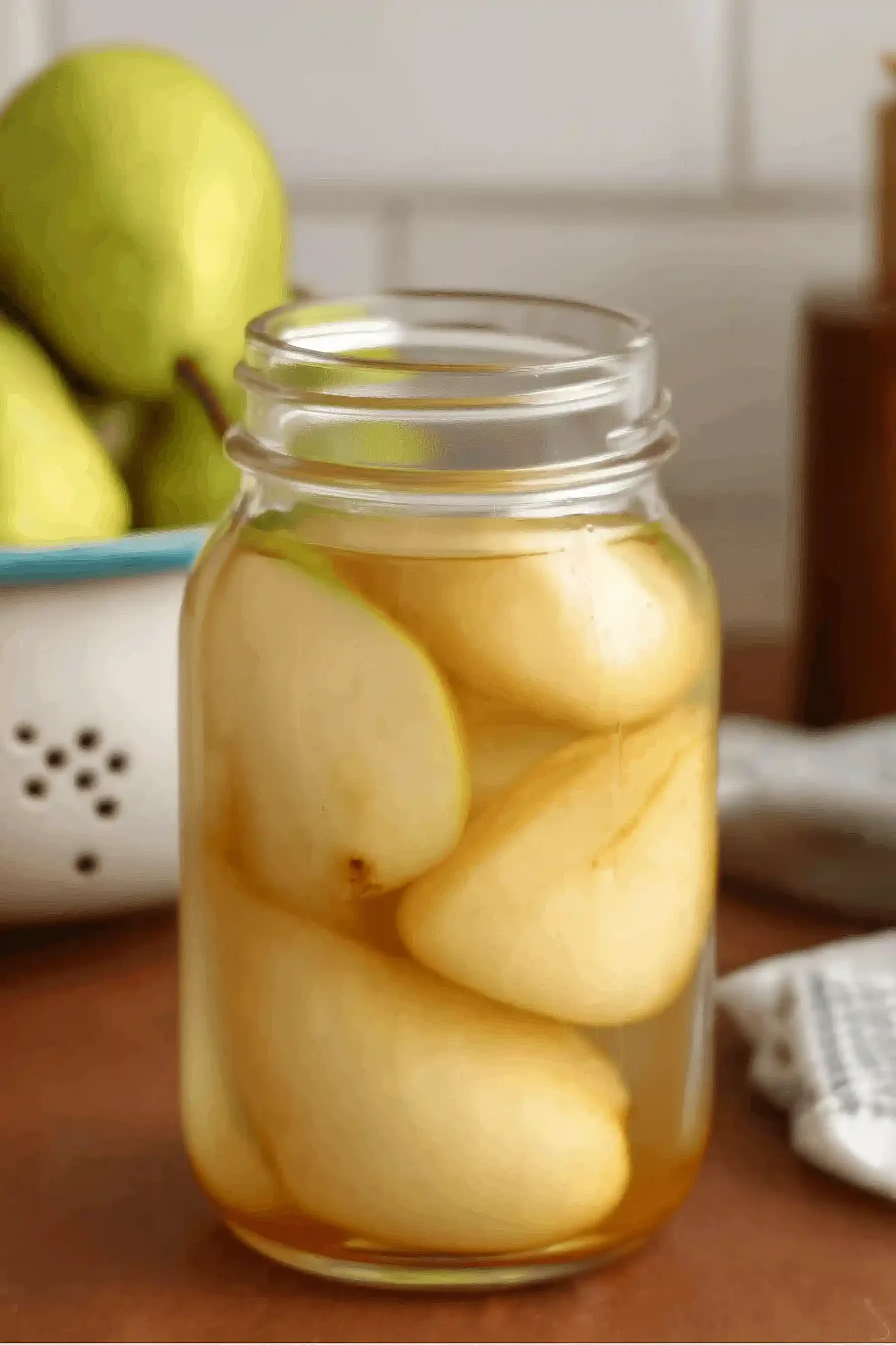 Simple Canning Pears Without Sugar