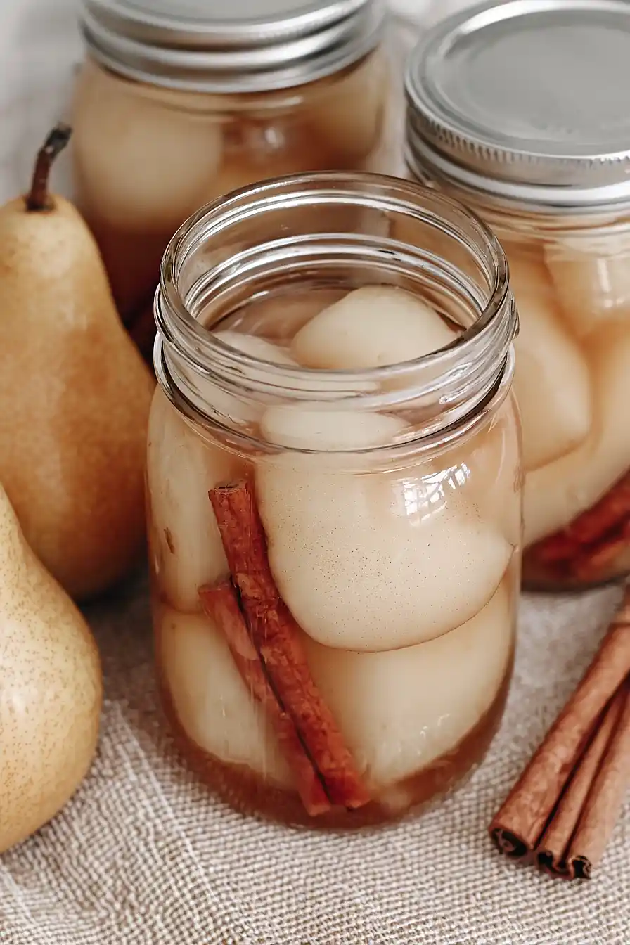 Preserved Canning Cinnamon Pears