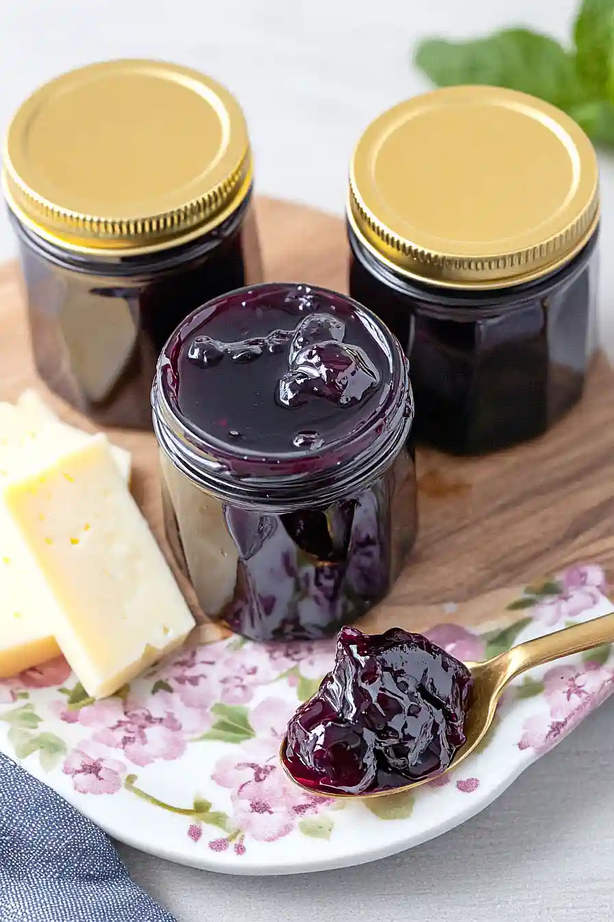 Simple Elderberry Syrup Jelly