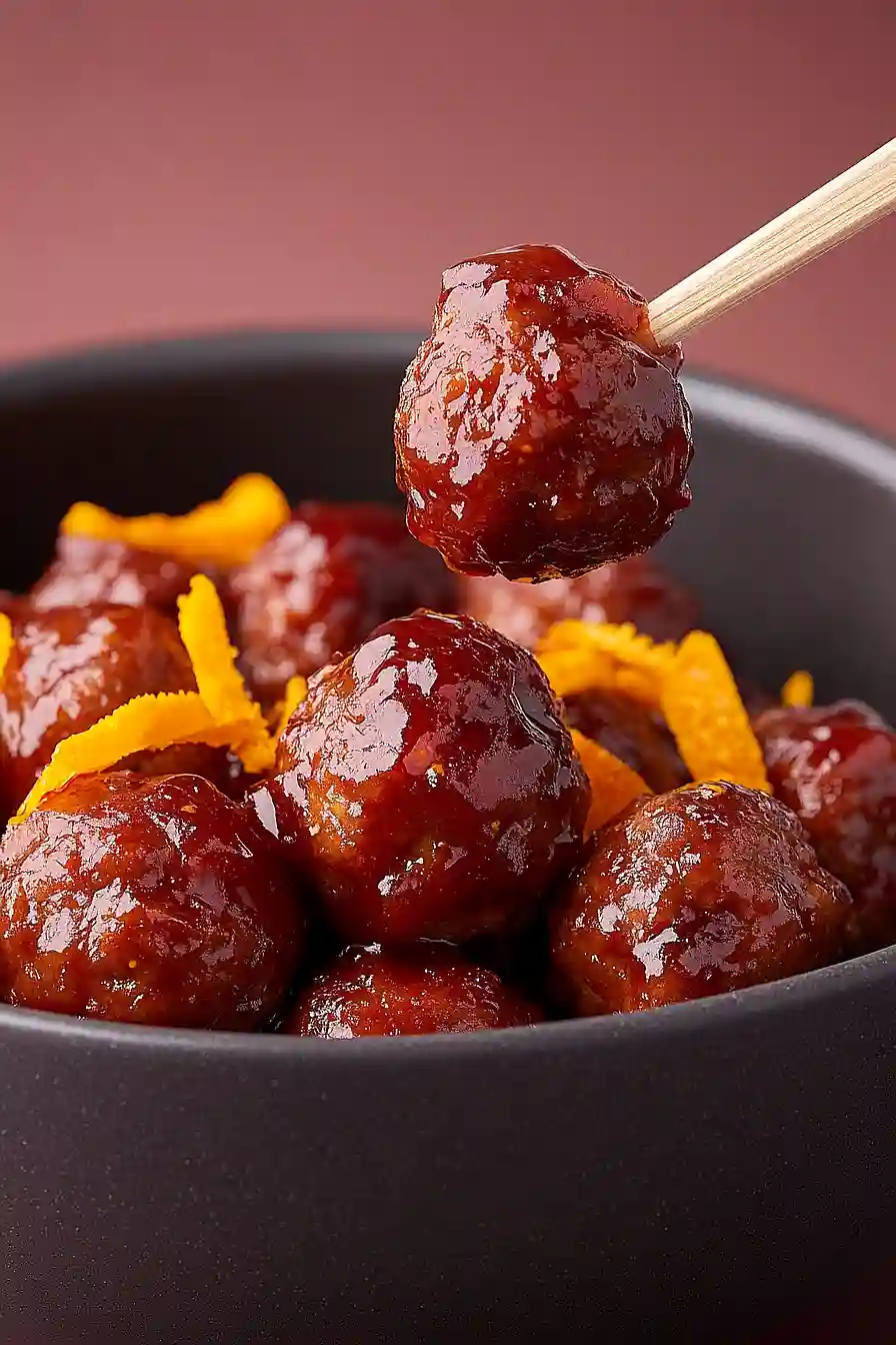 Easy Fig Jam Meatballs