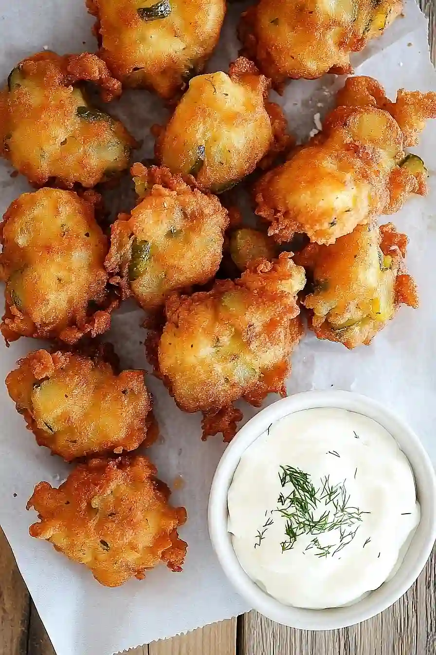 30-Minute Dill Pickle Fritters