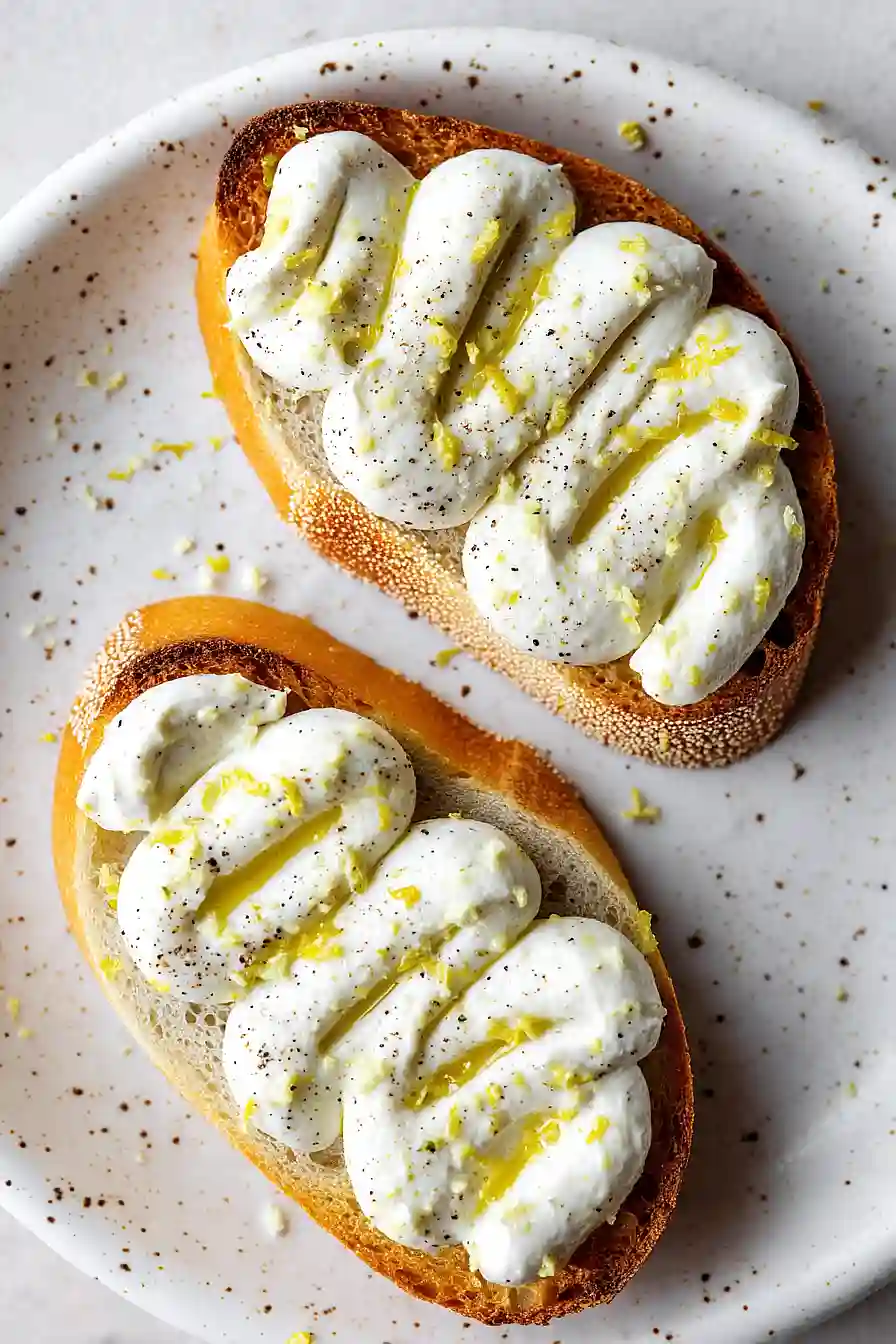 Creamy Vegan Whipped Ricotta Dip