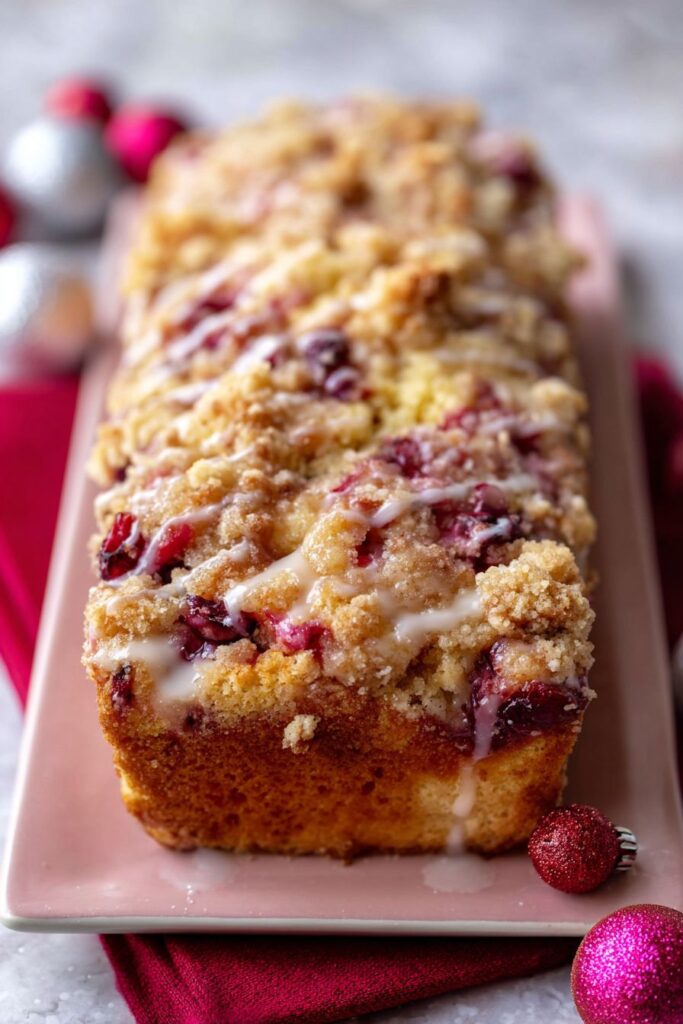 Simple Christmas Cranberry Bread