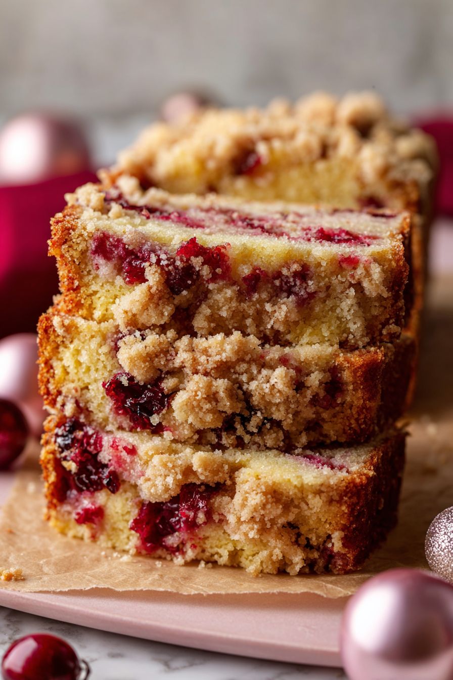 Simple Christmas Cranberry Bread