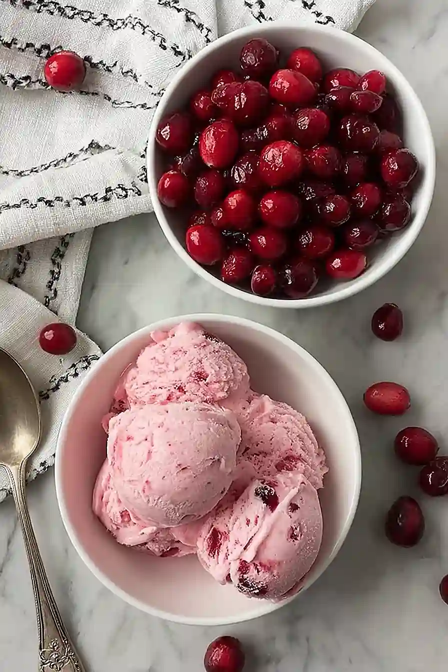 Classic Cranberry Sauce Ice Cream