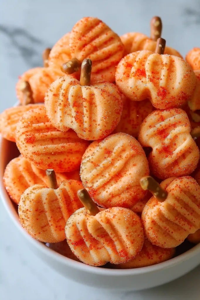 Halloween Pumpkin Cream Cheese Mints