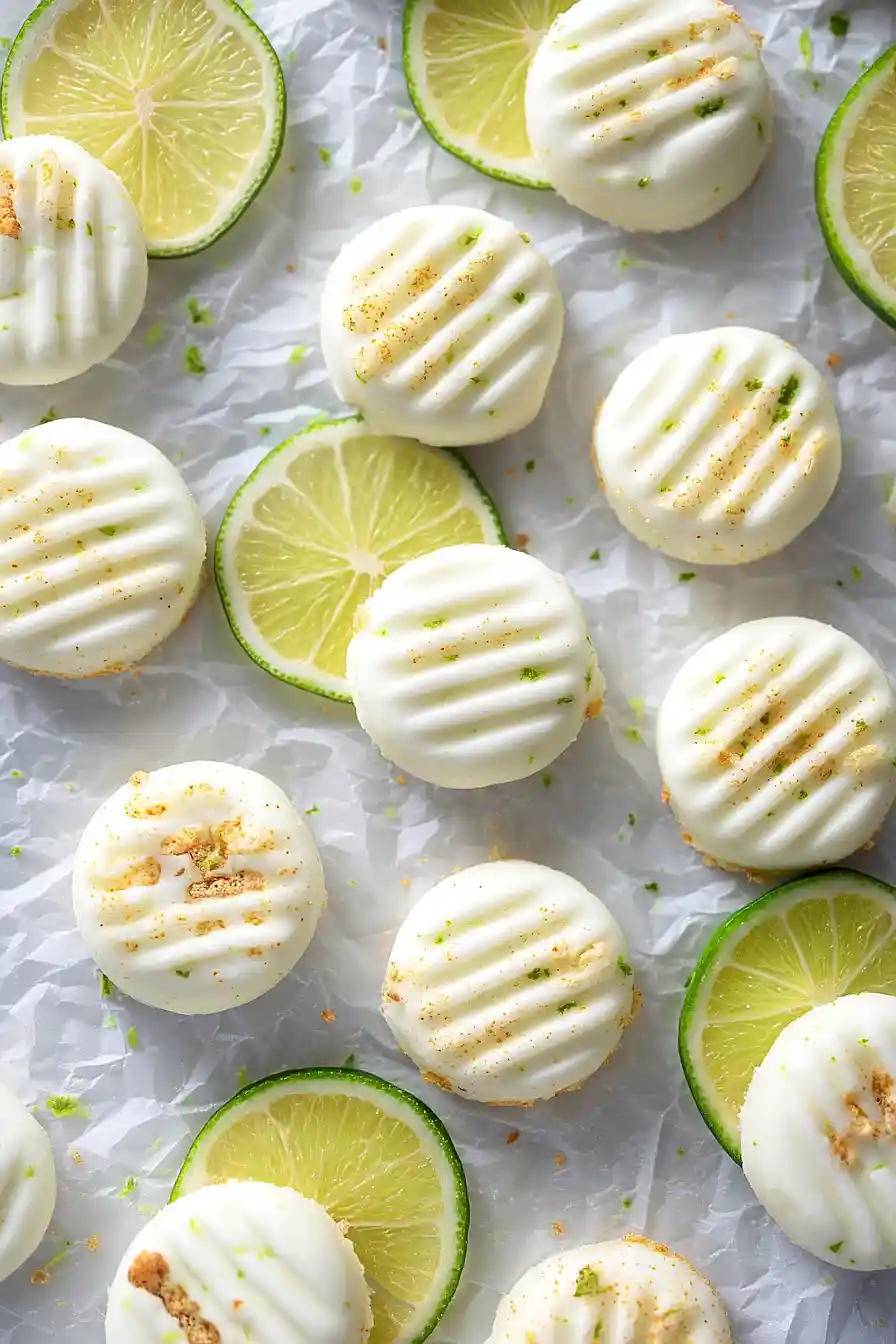 Homemade Key Lime Cream Cheese Mints