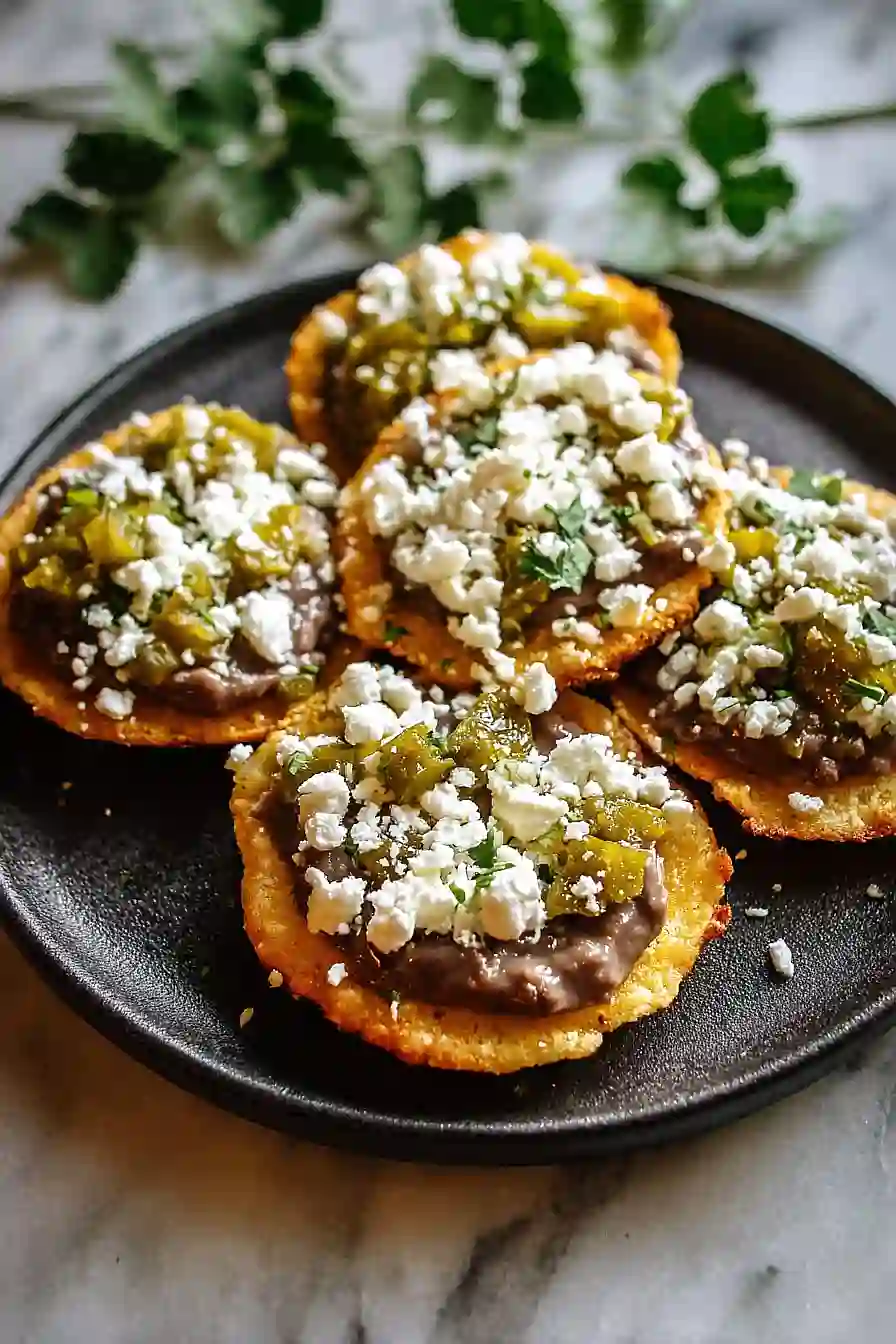 Easy Bean and Cheese Sopes