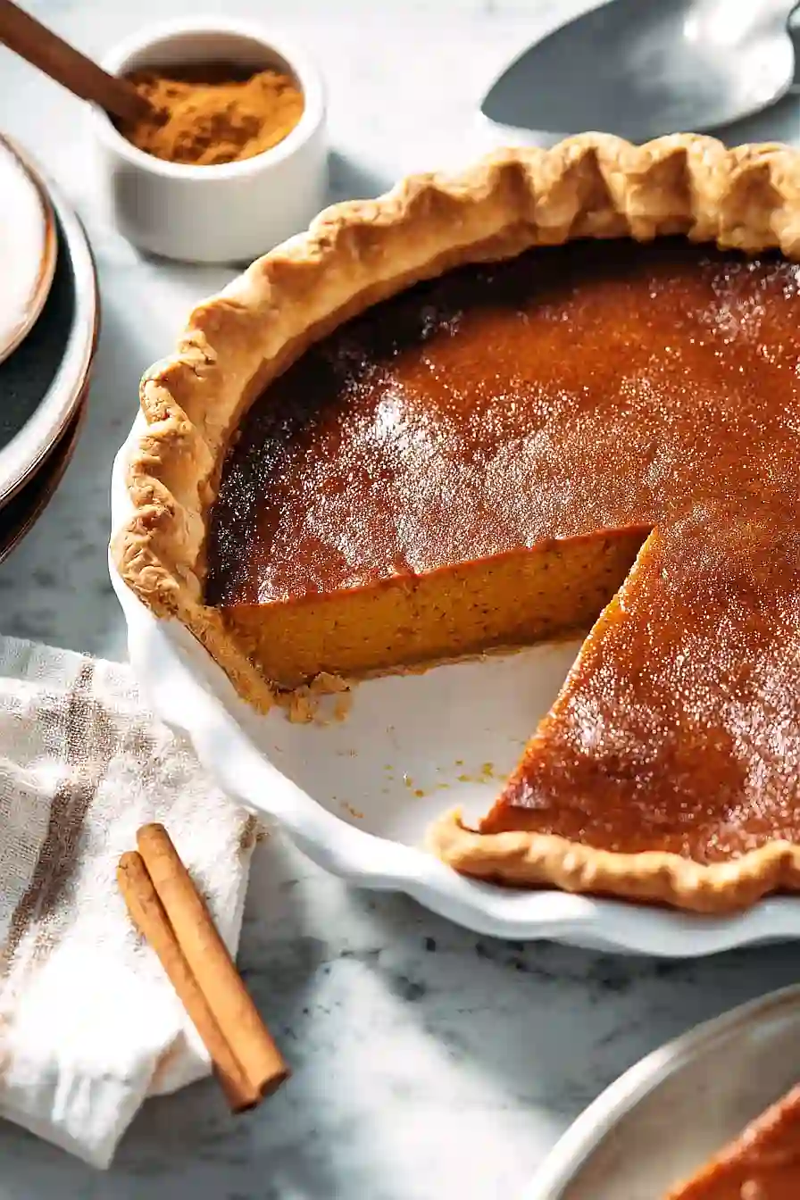 Simple Pumpkin Spice Pie