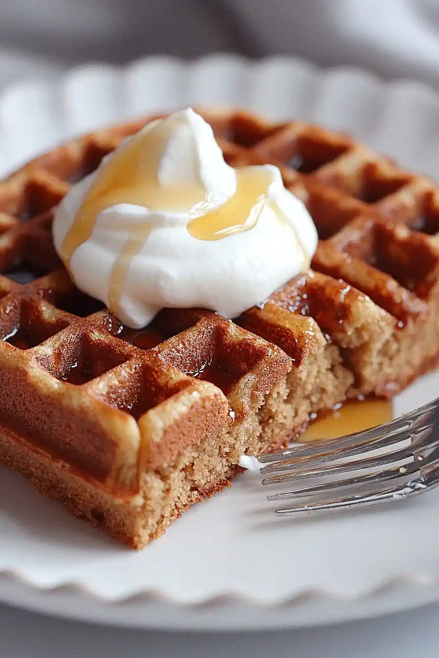 Mouthwatering Vegan Gingerbread Waffles