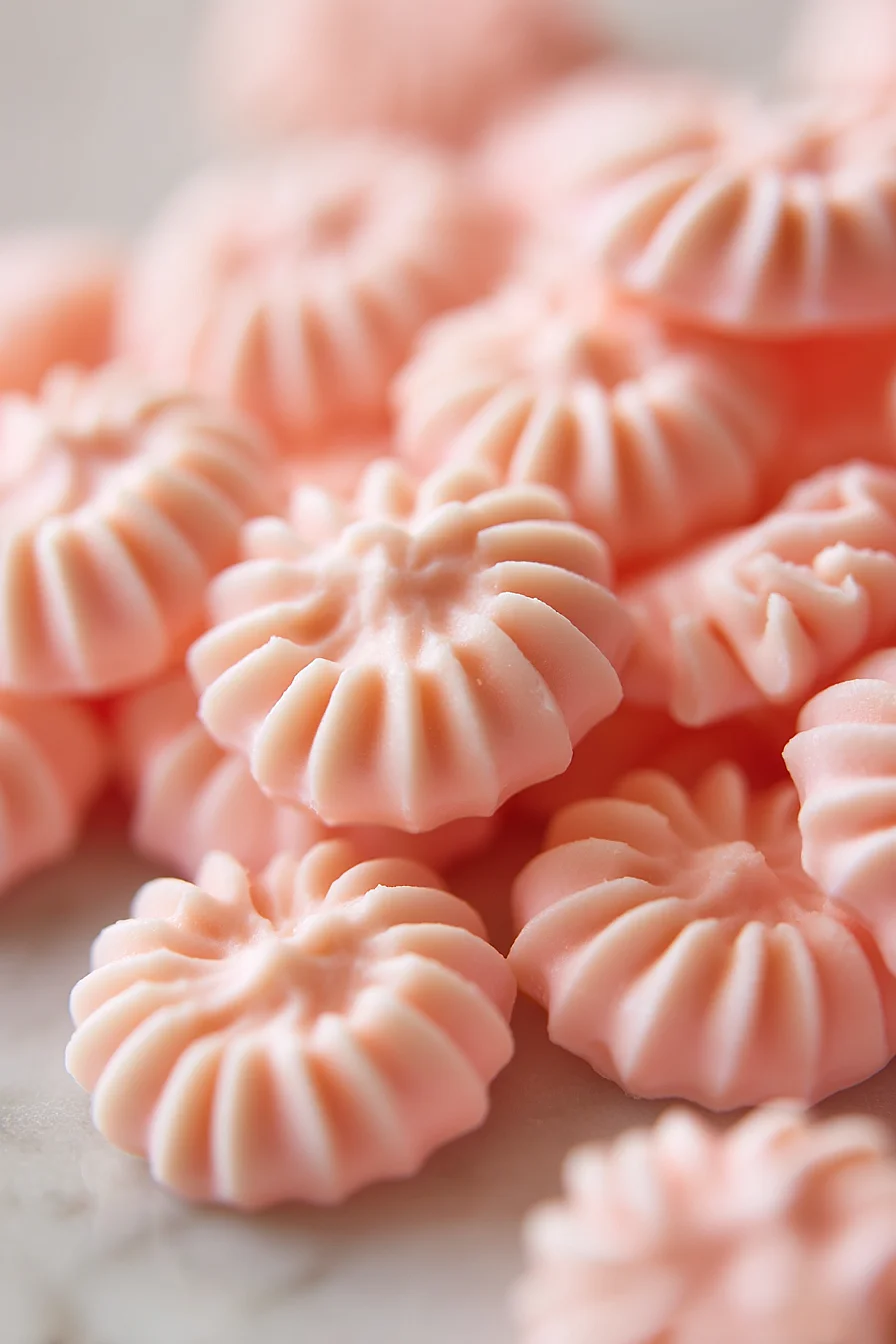 Elegant Piped Cream Cheese Mints