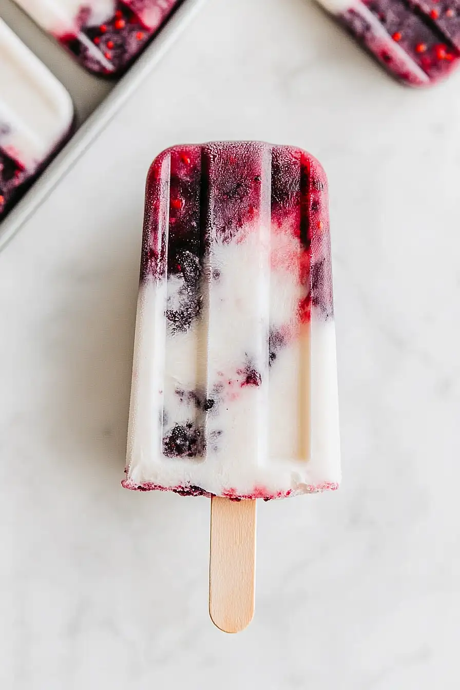 Easy Red White Blue Popsicles