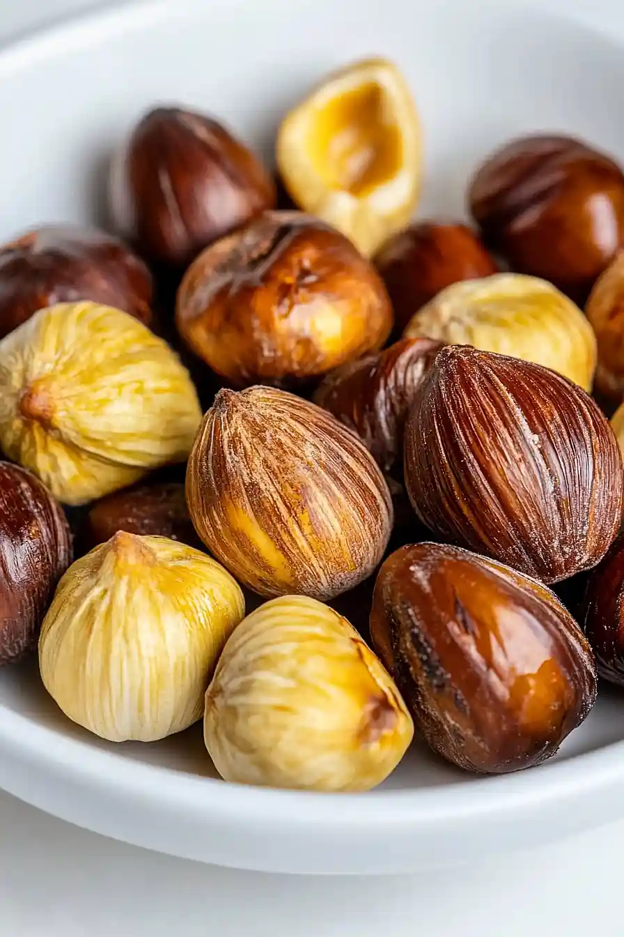 Simple Grilled Roasted Chestnuts