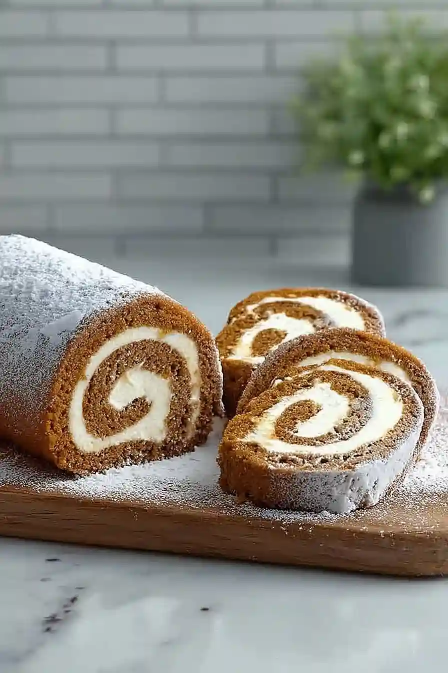 Mouthwatering Pumpkin Cream Cheese Roll