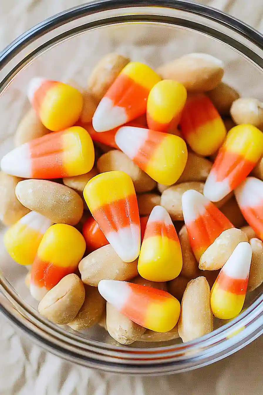Easy Candy Corn and Peanuts Recipe