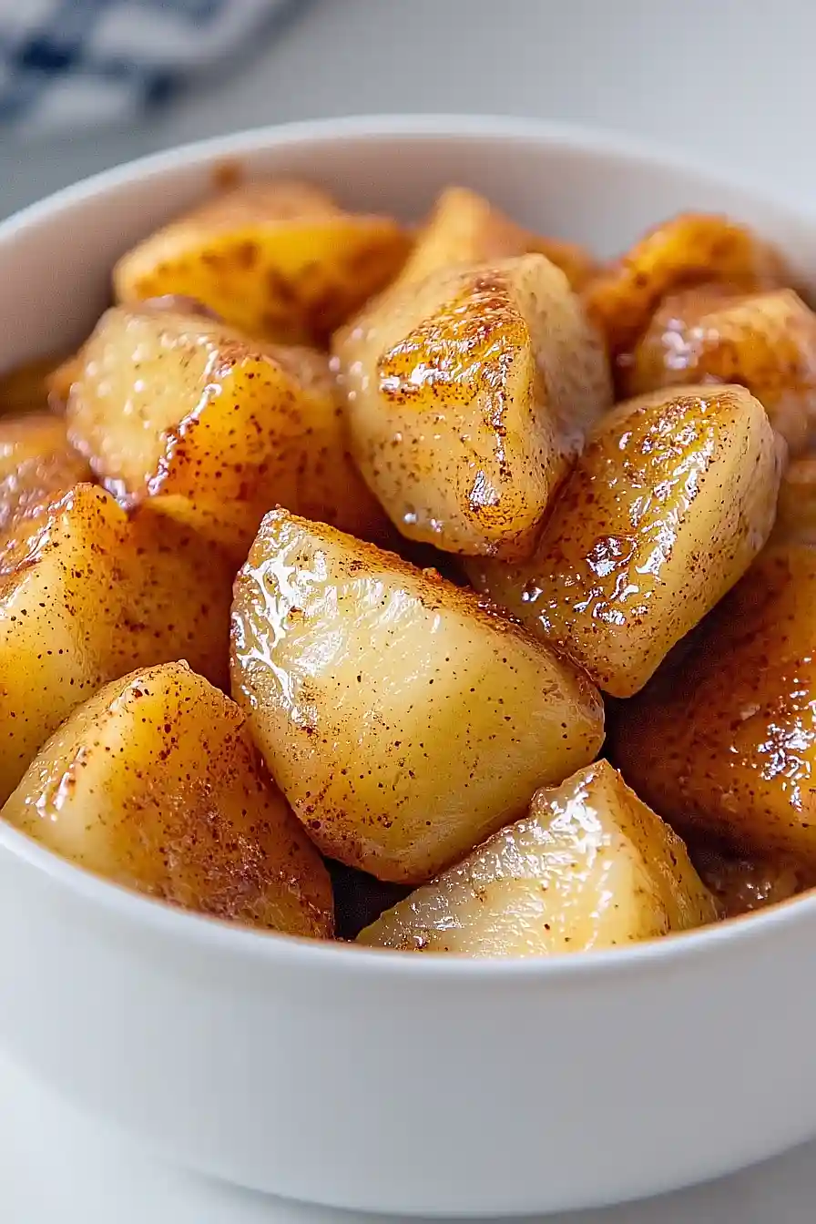 Cinnamon Microwave Baked Apples