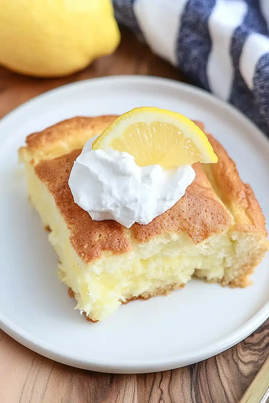 Easy Lemon Angel Food Cake