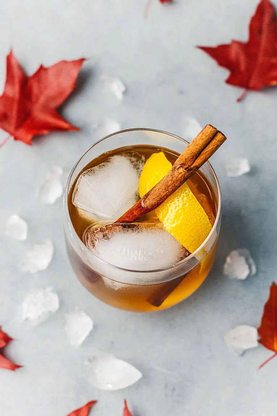 Elegant Smoked Maple Bourbon Old Fashioned