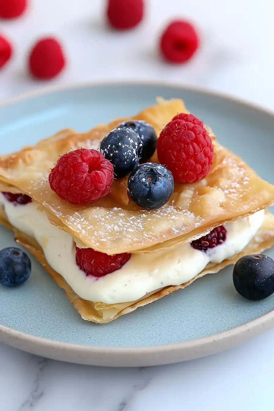 Sweet Napoleon Fruit Tart
